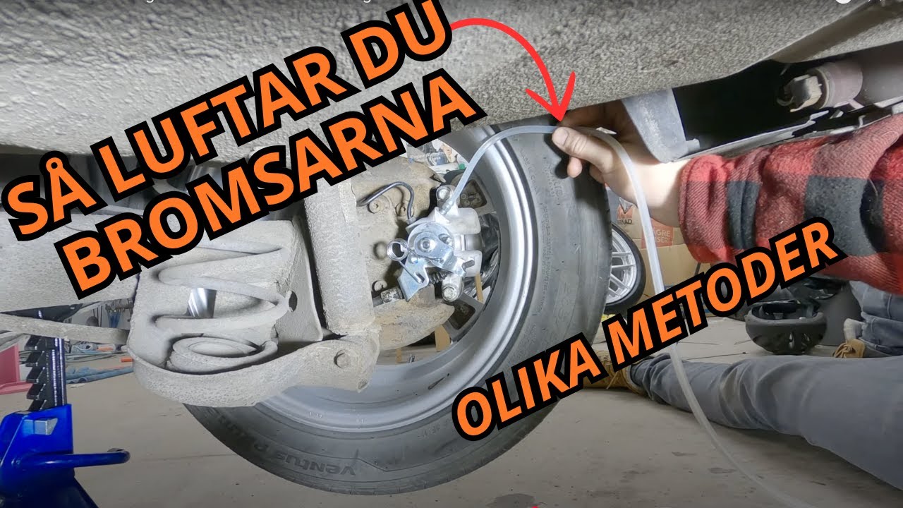 Problem med luftning av bromsar? Här är en bra guide. Har du Biltemas ...