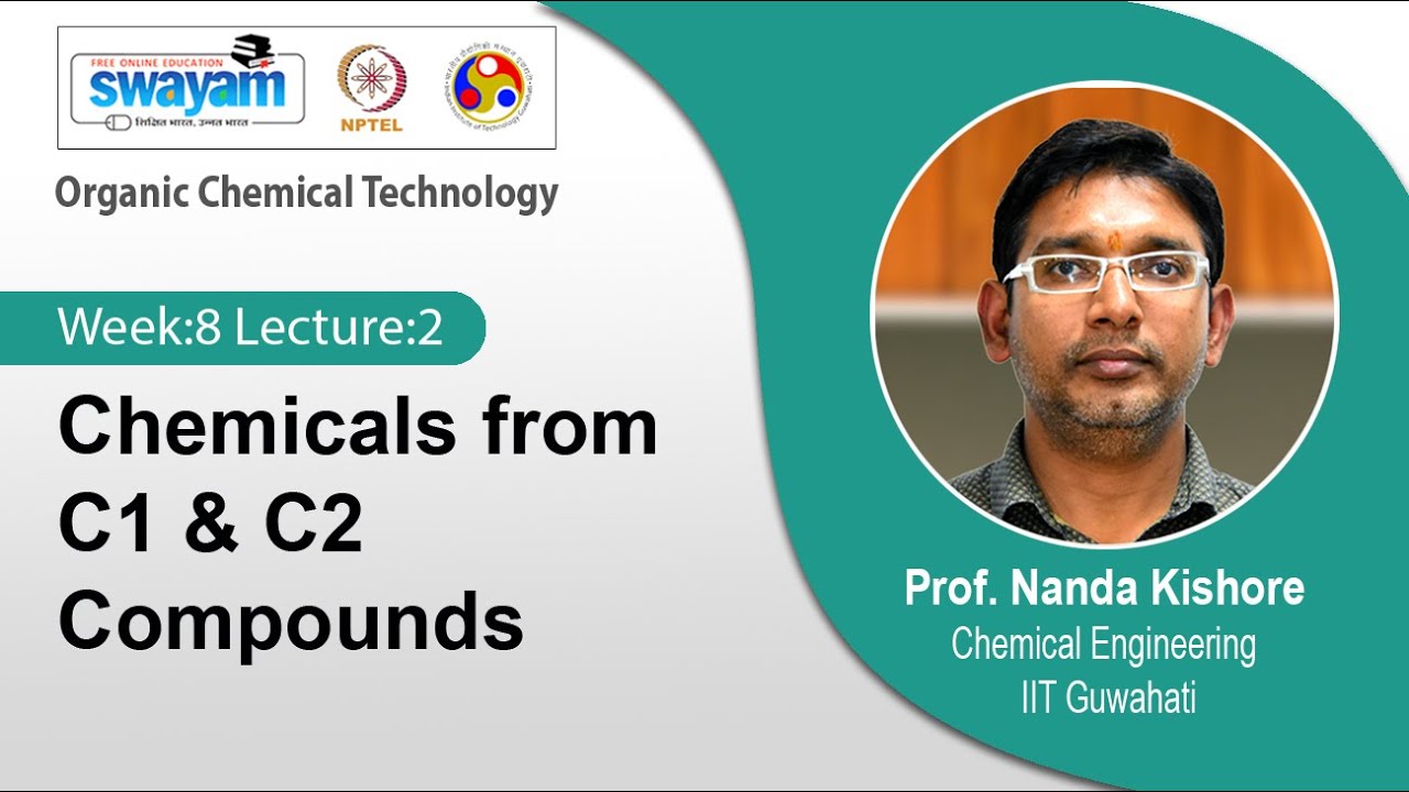 Lec 23: Chemicals from C1 & C2 Compounds - YouTube