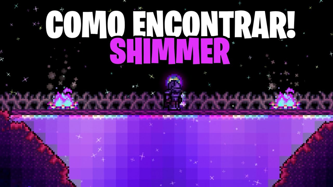 Como Encontrar o Bioma do Shimmer - Terraria 1.4.4.9 - YouTube