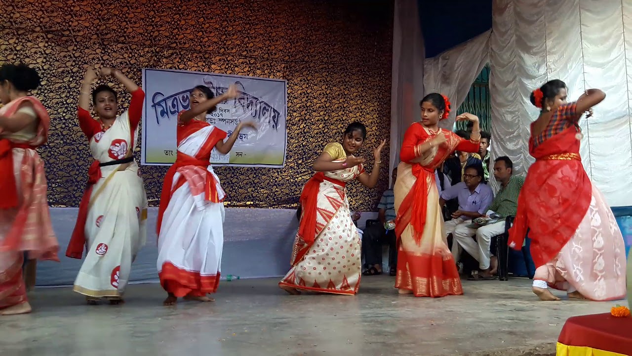 Bengali group dance..💕Teacher's Day😍 - YouTube