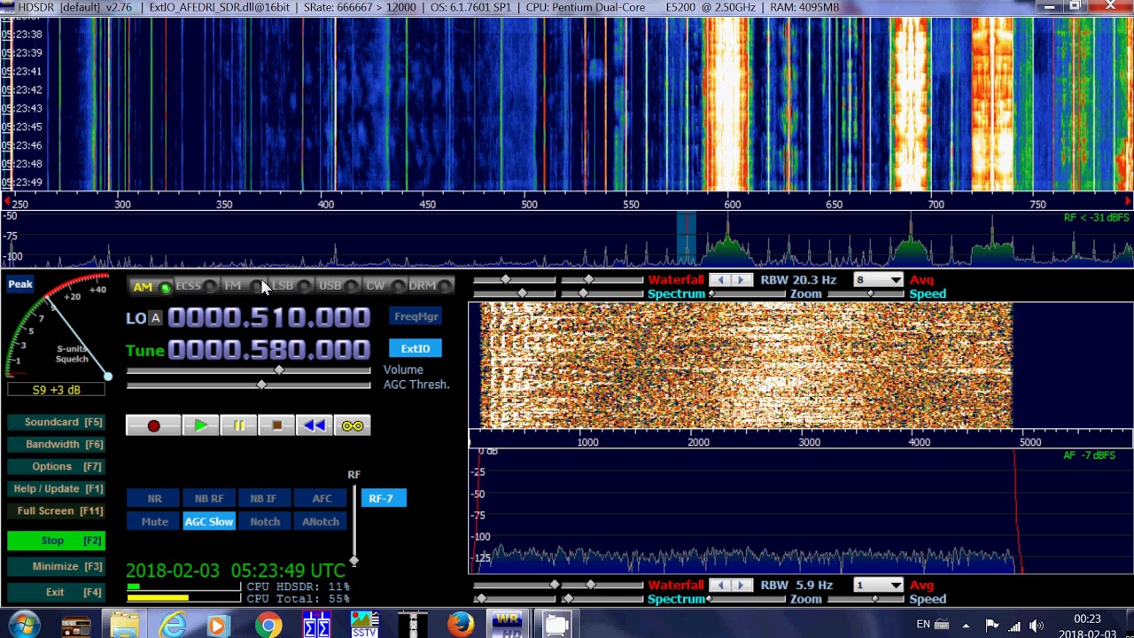 Mediumwave AM band scan 530 630 Khz February 2nd 2018 - YouTube