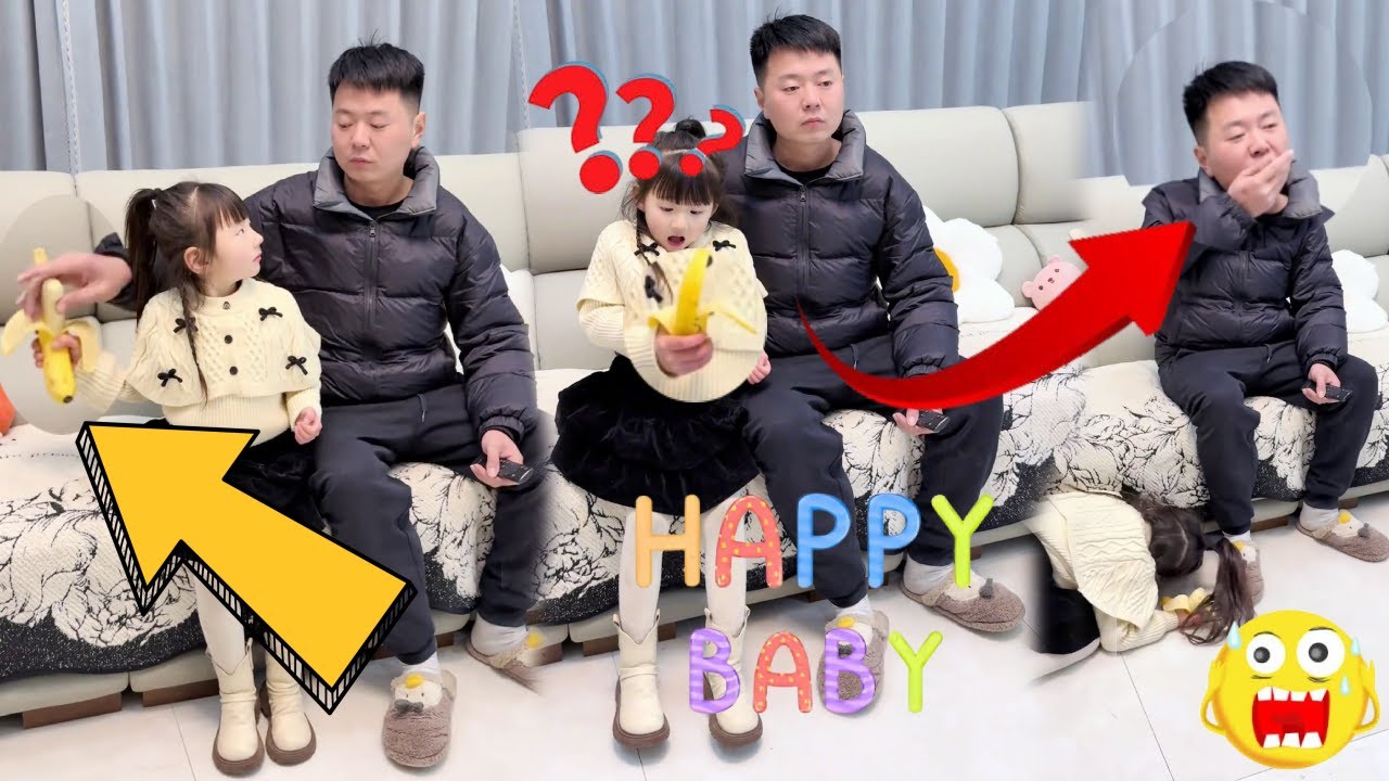 A Cunning Father Tricked His Daughter Into Stealing Bananas! Hard To ...