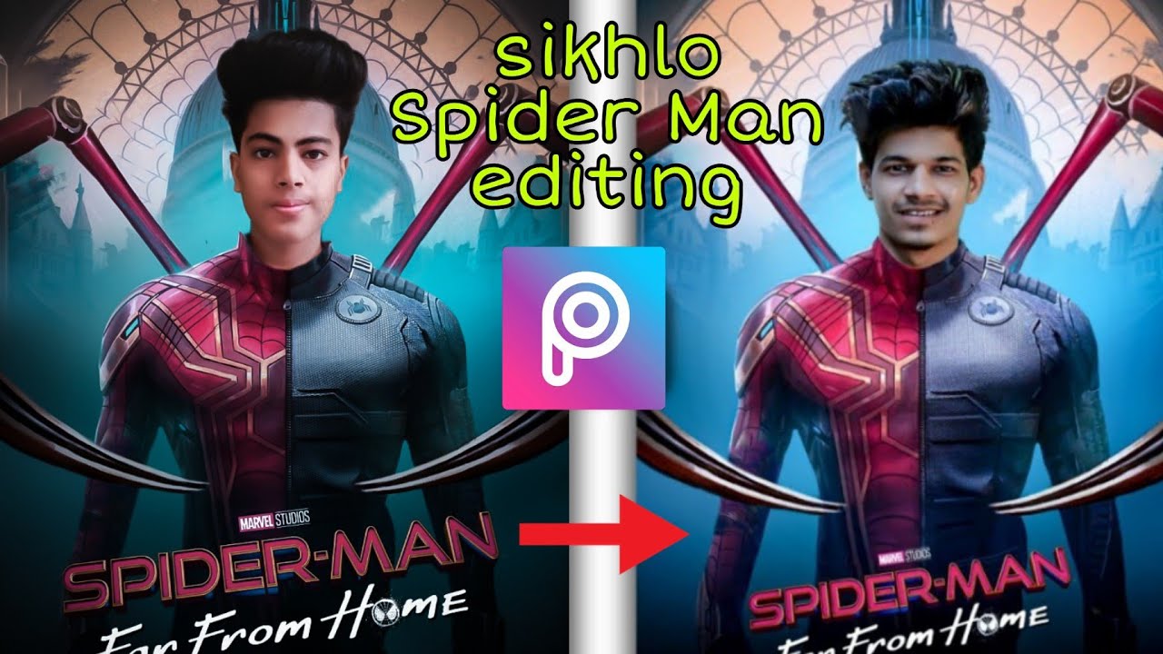 Spider-Man Photo Editing || PicsArt Spider-Man far from home photo ...