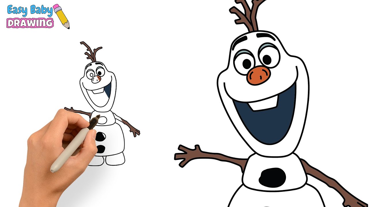 Disegno Di Olaf Disegno E Coloro Le Mie Storie Da Film Frozen. Olaf