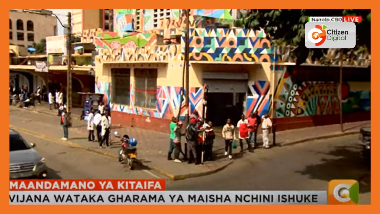 Wananchi wanaendelea na shughuli za kawaida Nairobi - YouTube