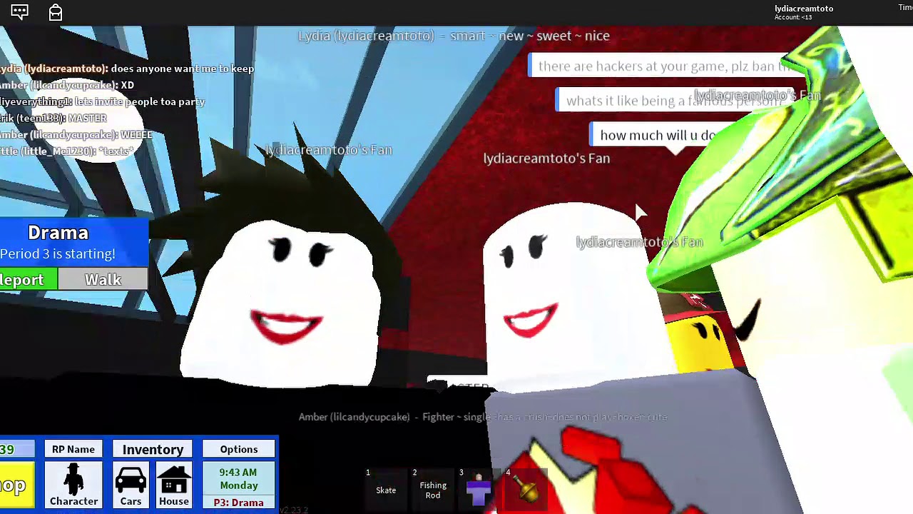 Roblox High school Trying to do a clone of myself - YouTube