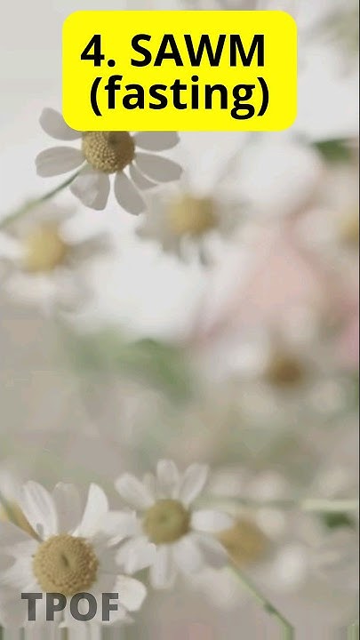 sawm (fasting) - YouTube