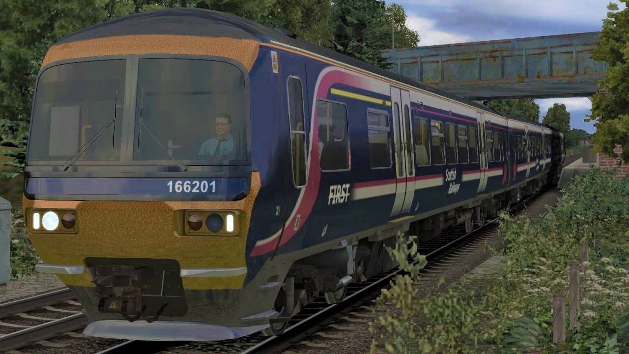Class 166 FGW First Scotrail Scottish ECML Führerstandsmitfahrt Train ...