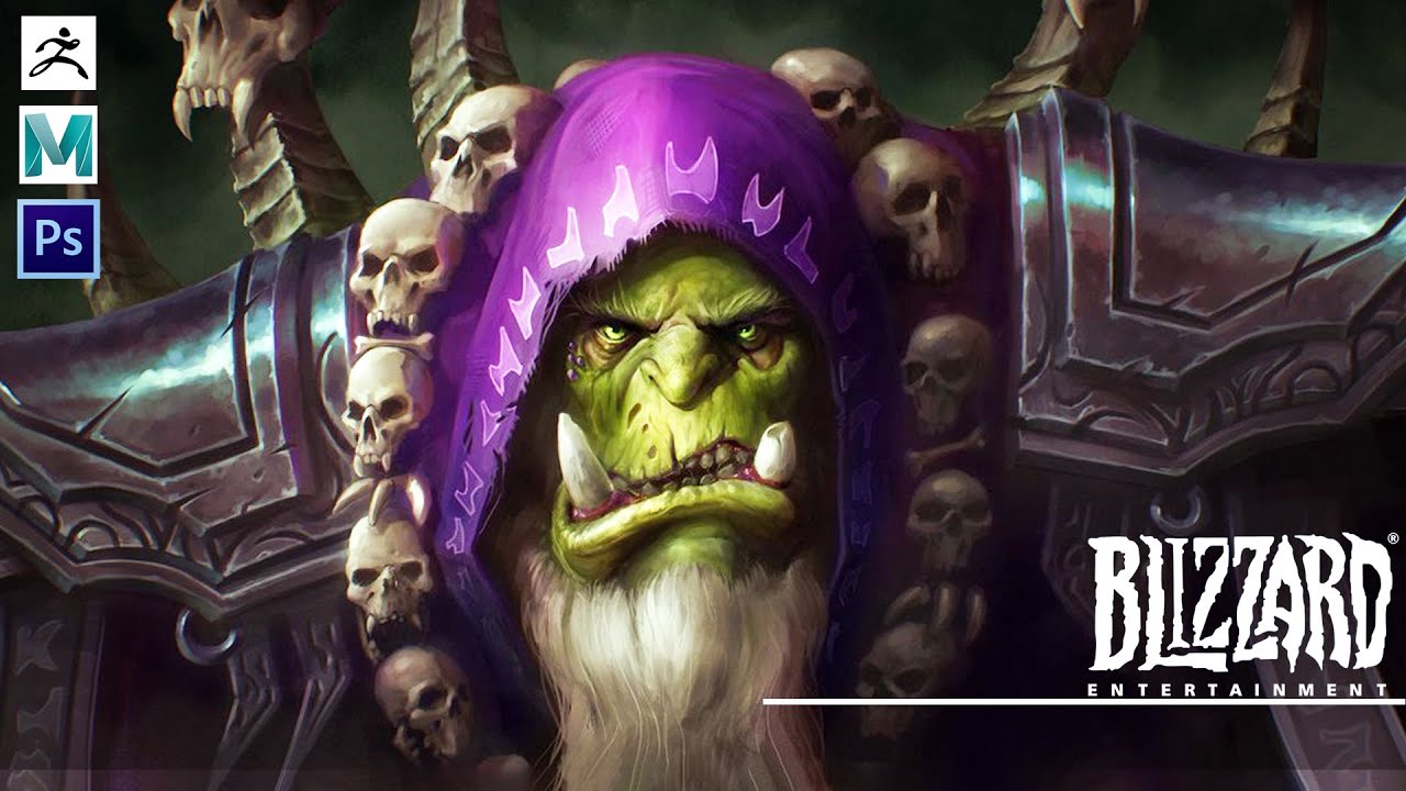 Digital Sculpting in BLIZZARD style #3d #3danimation #3dart #3dmodeling ...