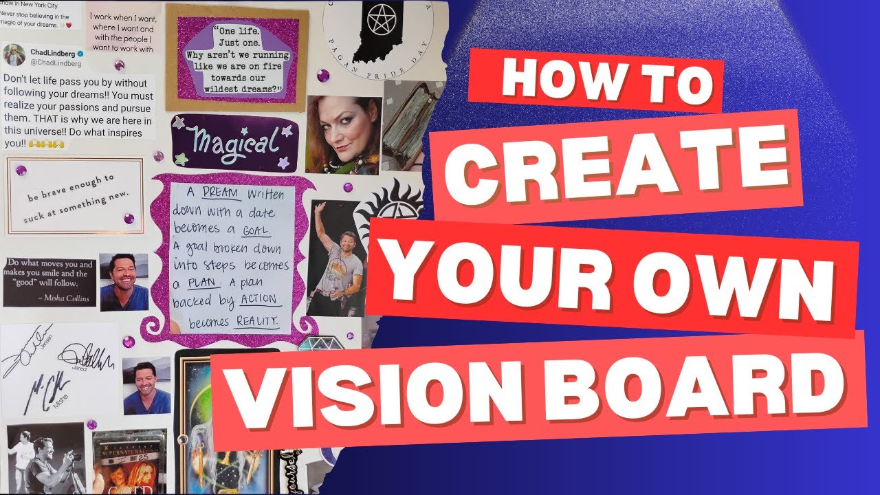 How to Make a Vision Board Step By Step - YouTube