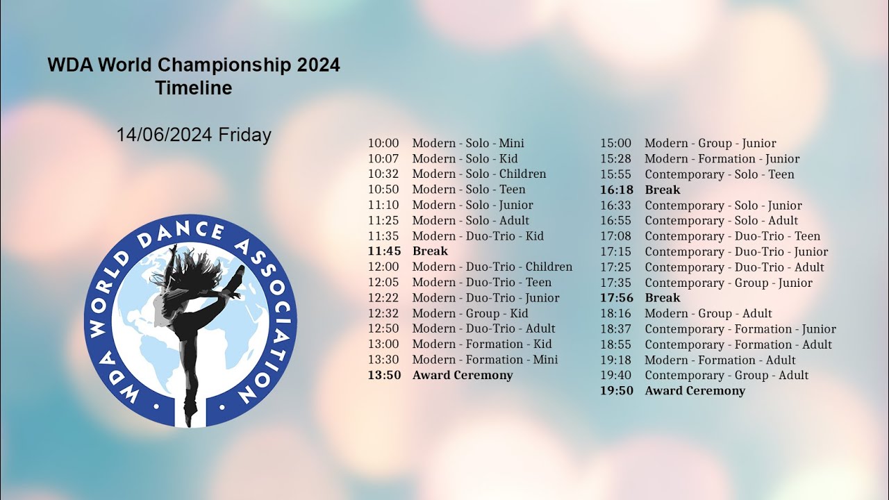 WDA Fitness & Dance World Championships - 14/16/24 - YouTube