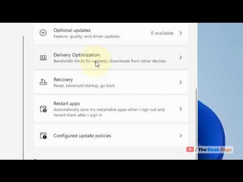 Limit Windows Update Bandwidth Usage In Windows 11 - YouTube