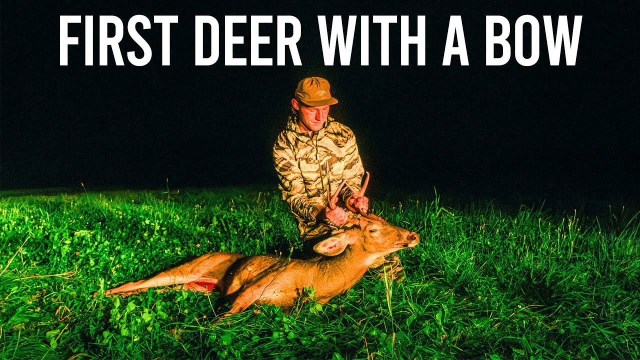 My First Buck with a Bow in Maine! - YouTube