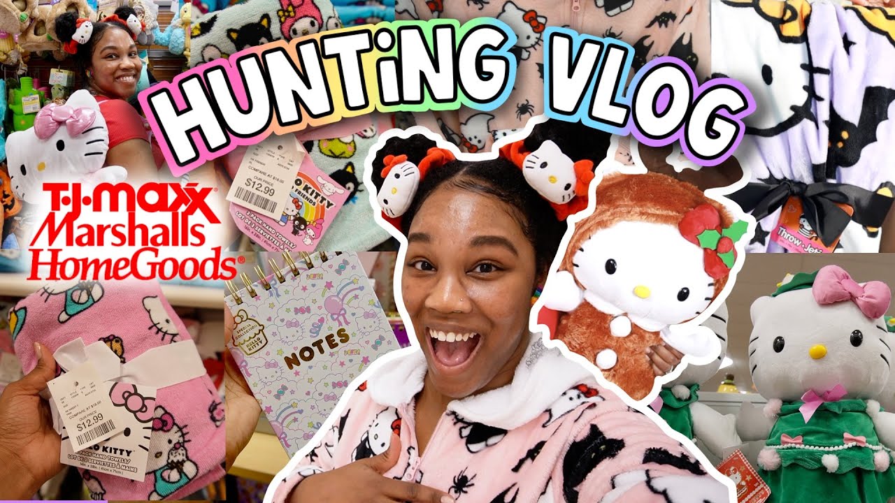 🎁HOLIDAY hello kitty HUNTING and HAUL! 💚 Christmas decor, halloween ...