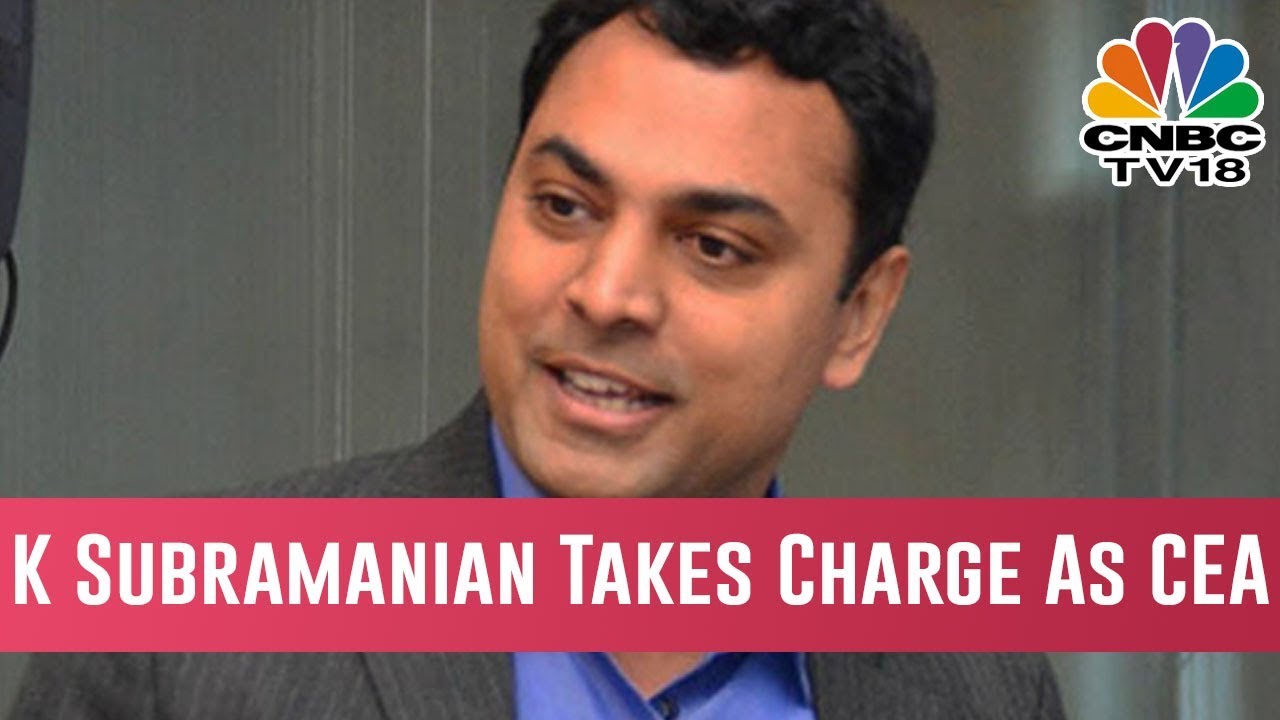 K Subramanian Takes Charge As India's Chief Economic Adviser - YouTube