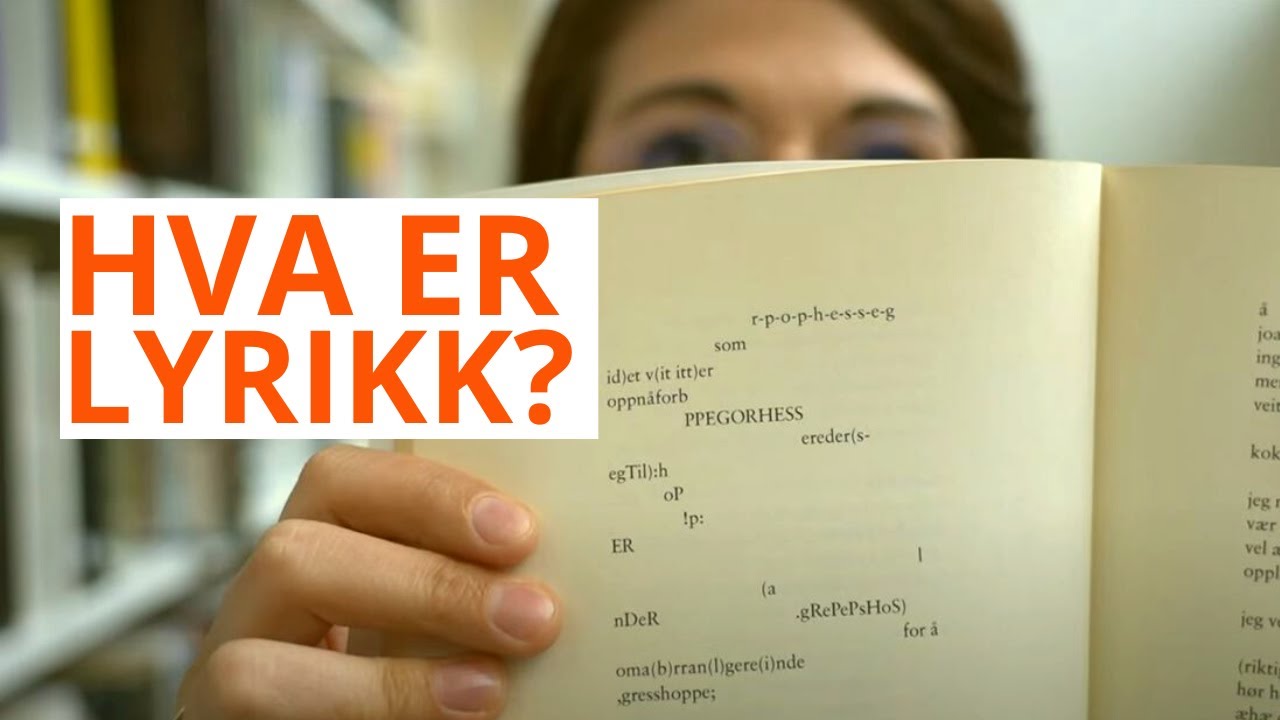 Hva kjennetegner dikt og lyrikk? Hjelp til #fordypningsoppgave i norsk ...
