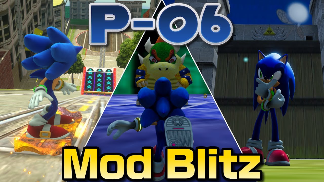 Showcasing 3 Different Sonic P-06 Stages! - YouTube