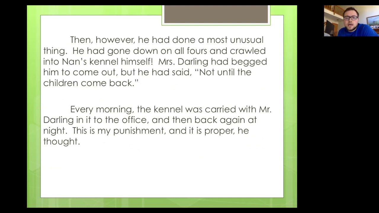 Peter Pan Read Aloud - Chapter 16 "The Return Home" - YouTube