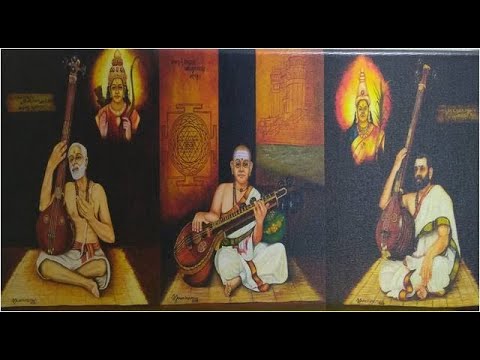 Trinity of Carnatic Music on CANVAS | B Janakiraman @ 98494 62692 - YouTube