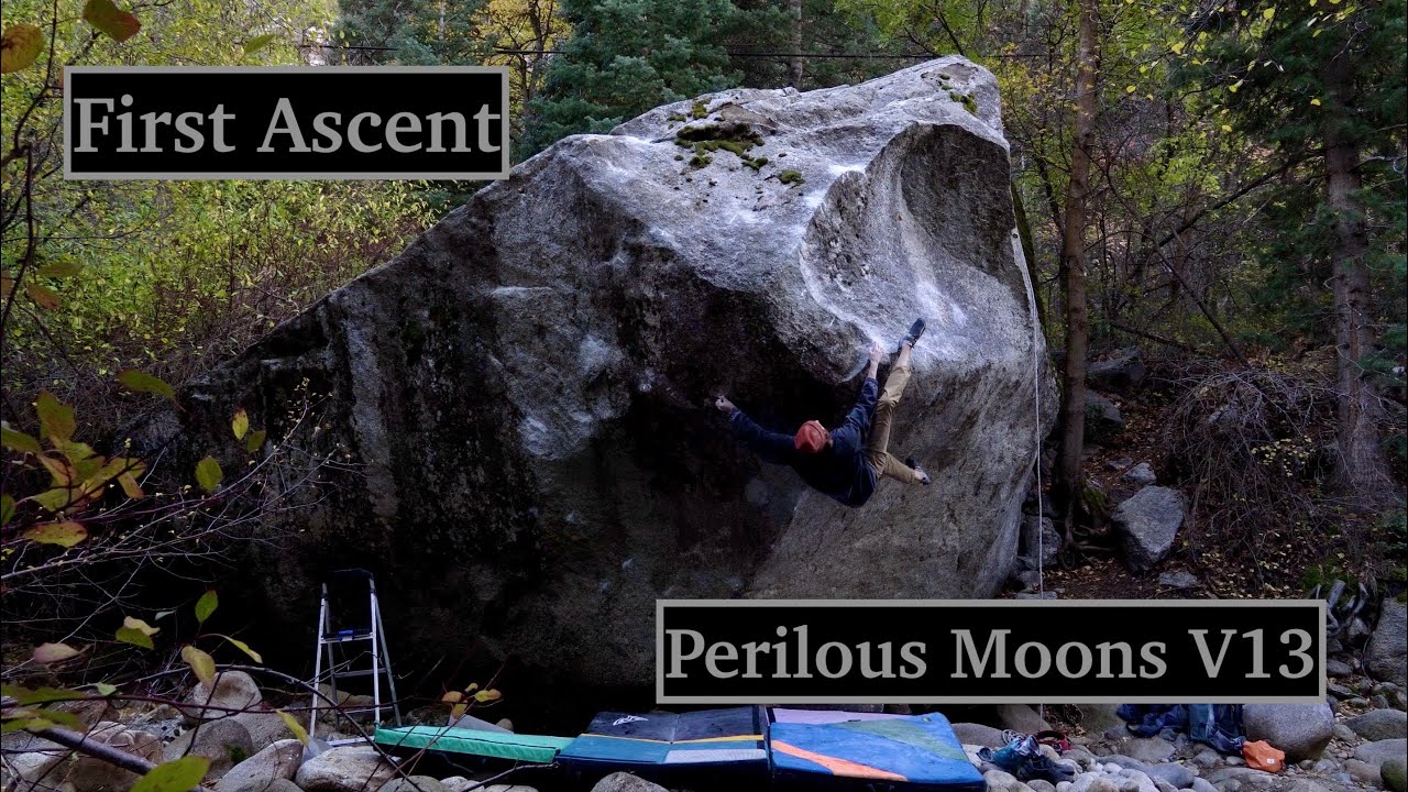 Perilous Moons V13, First Ascent - YouTube