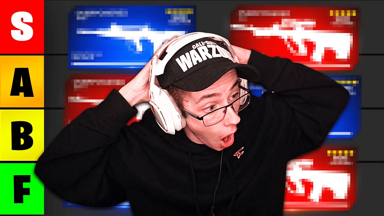 The WARZONE META GUN Tier LIST! (RANKING META WEAPONS) - YouTube