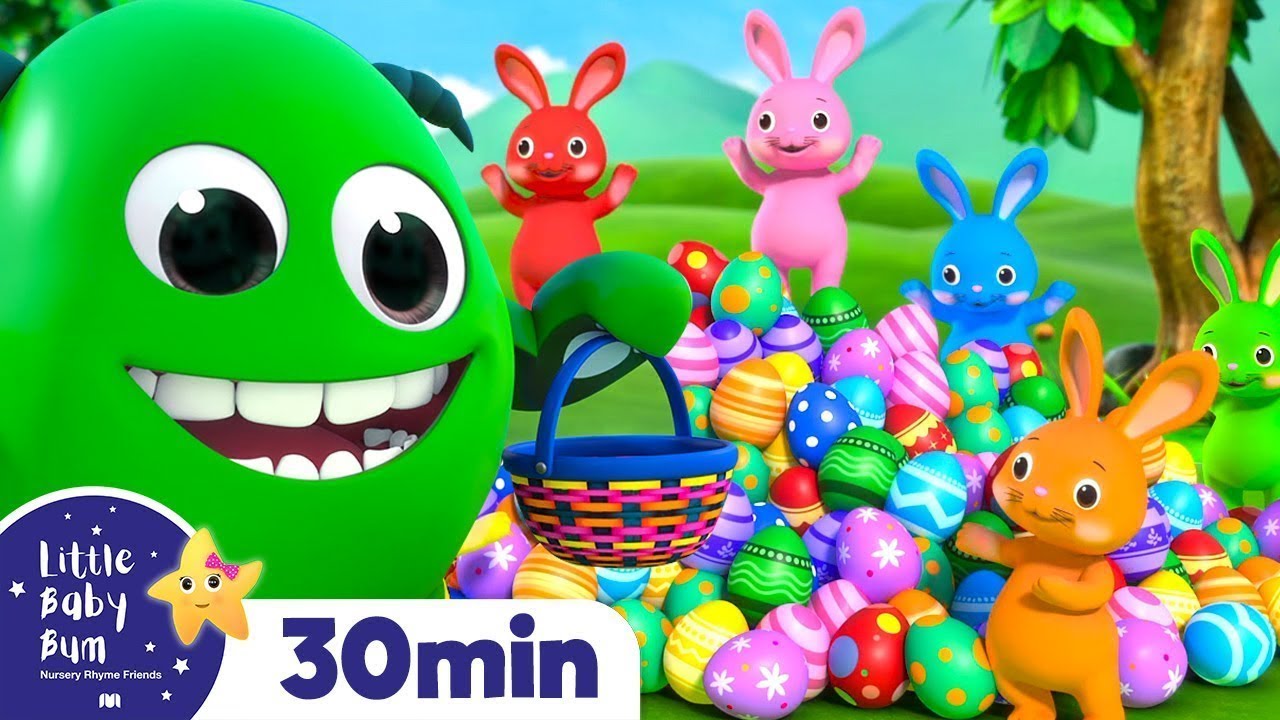 Rainbow Bunnies - Happy Easter | Best Baby Songs | Kids Cartoon ...