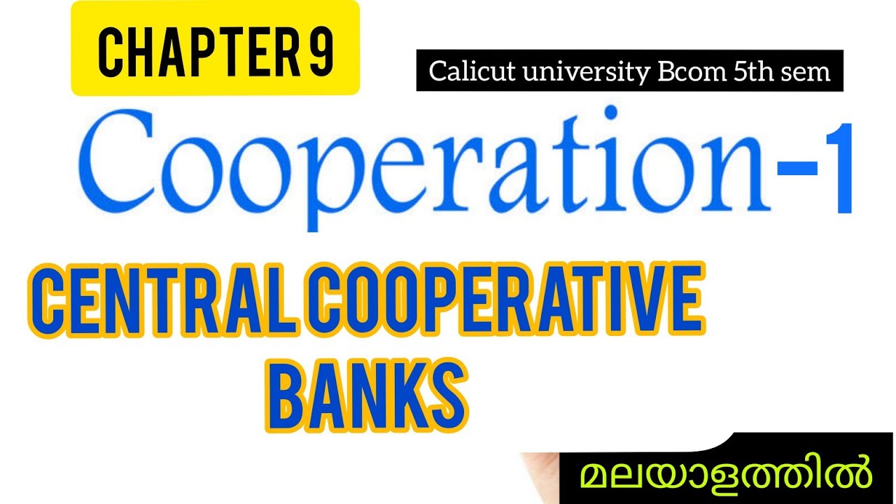 Central Cooperative Bank|cooperation1|cooperative theory and practice ...