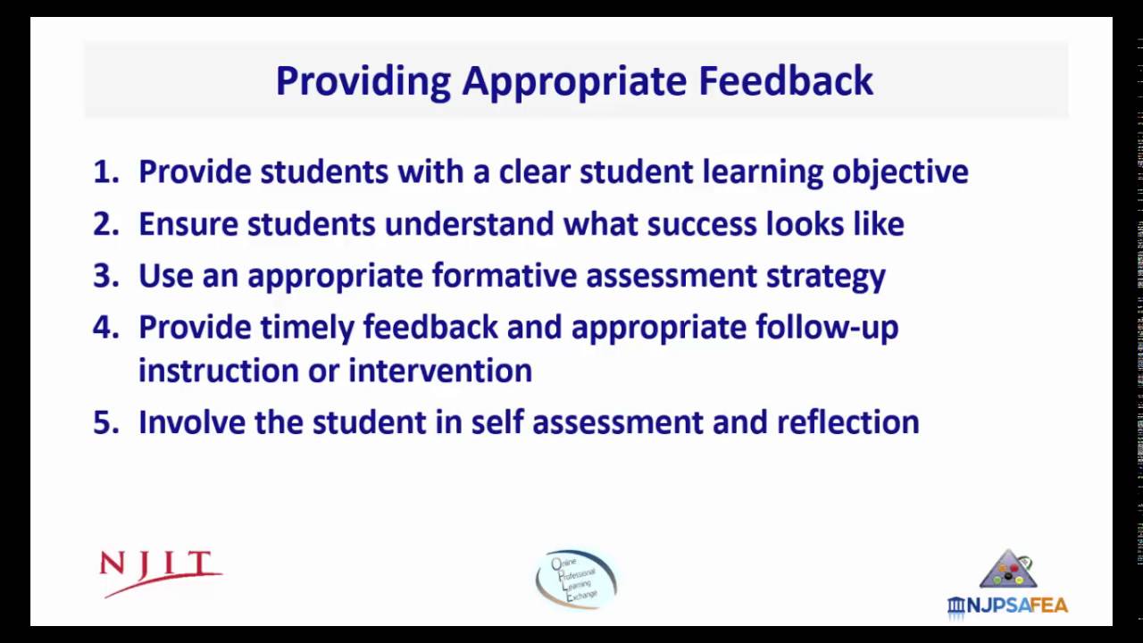Formative Assessment Steps And Student Feedback YouTube formative-assessment-steps-and-student-feedback-youtube
