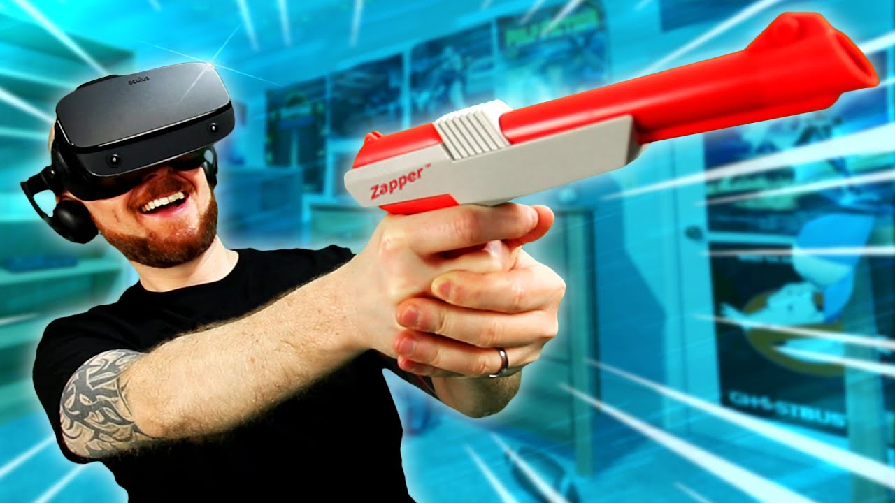 Awesome Way To Play Retro Lightgun Games In Virtual Reality - YouTube