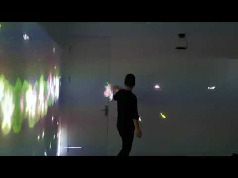 immersive projection wall interactive use laser touch for 2mm precision ...