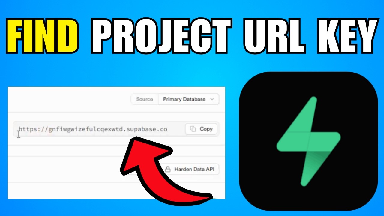 How To Find Project URL Key In Supabase (2026) (Best Method) - YouTube