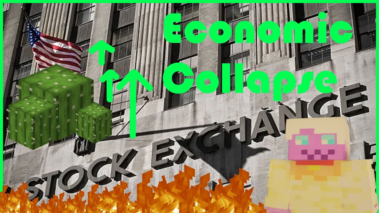 When you crash Minecraft wall street with cactus - YouTube