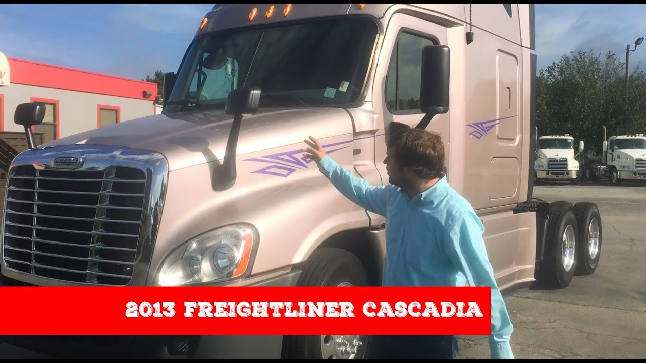 2013 Freightliner Cascadia with DD13 engine. - YouTube