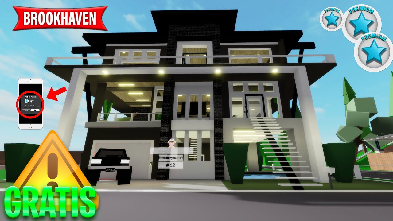 como fiz para ser premium de graça no brookhaven - YouTube