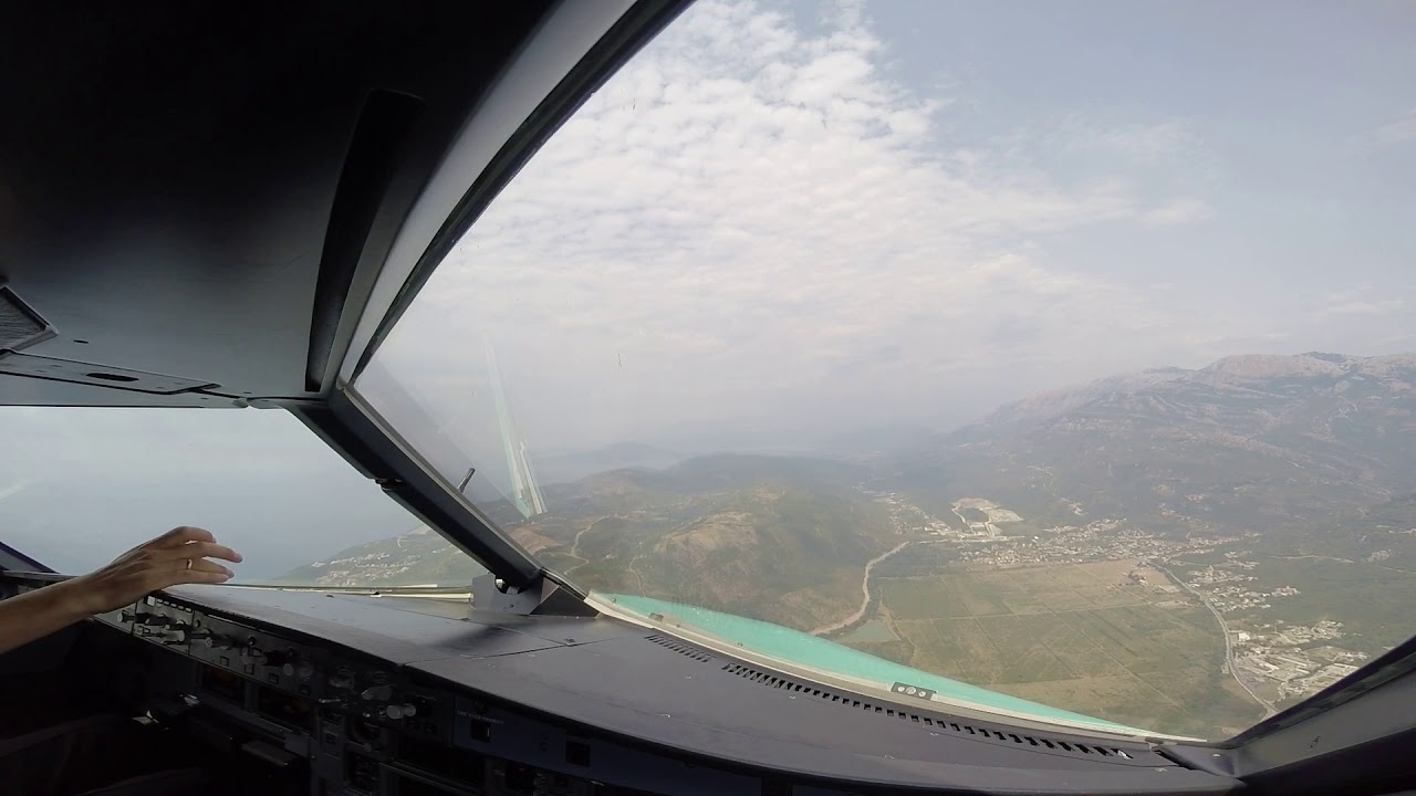 LOC approach RW32 Tivat/LYTV - YouTube