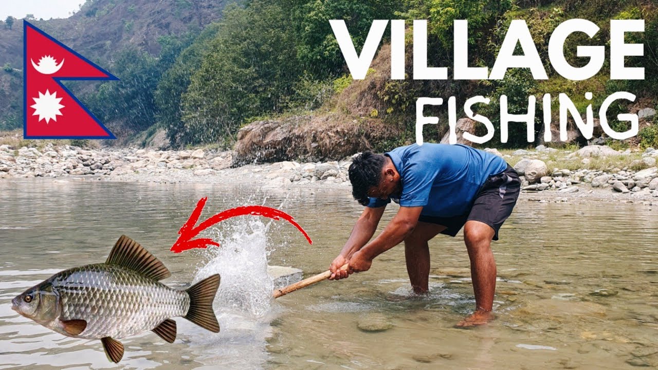 Amazing hammer 🔨 fishing technique😱 | Nepali village life @yetimoto ...