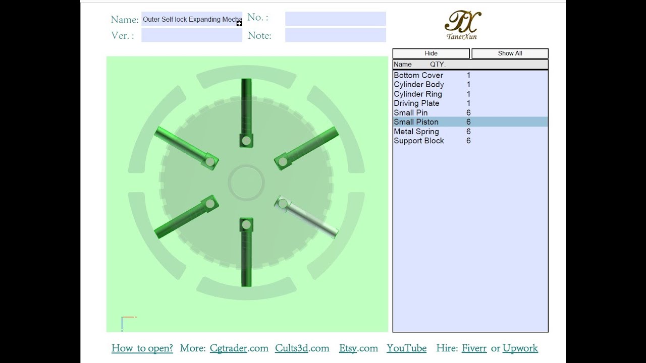 Open and review 3D model with PDF reader - YouTube
