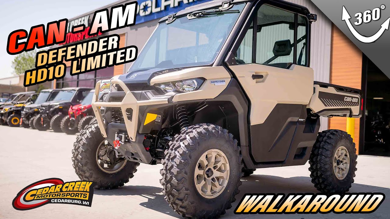 Walkaround | 2024 Can-Am® Defender Limited HD10 Desert Tan & Timeless ...