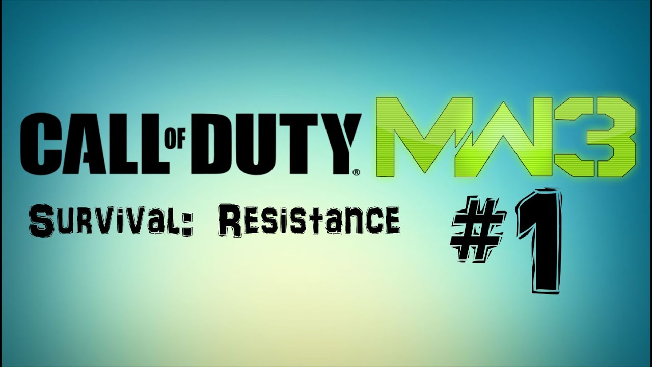 Call of Duty MW3 - Survival Mode - Resistance [How to survive up to 30 ...