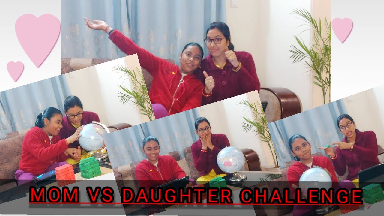 What's The Challenge|Mom vs Daughter |Kids Funny Videos| Mom-Daughter ...