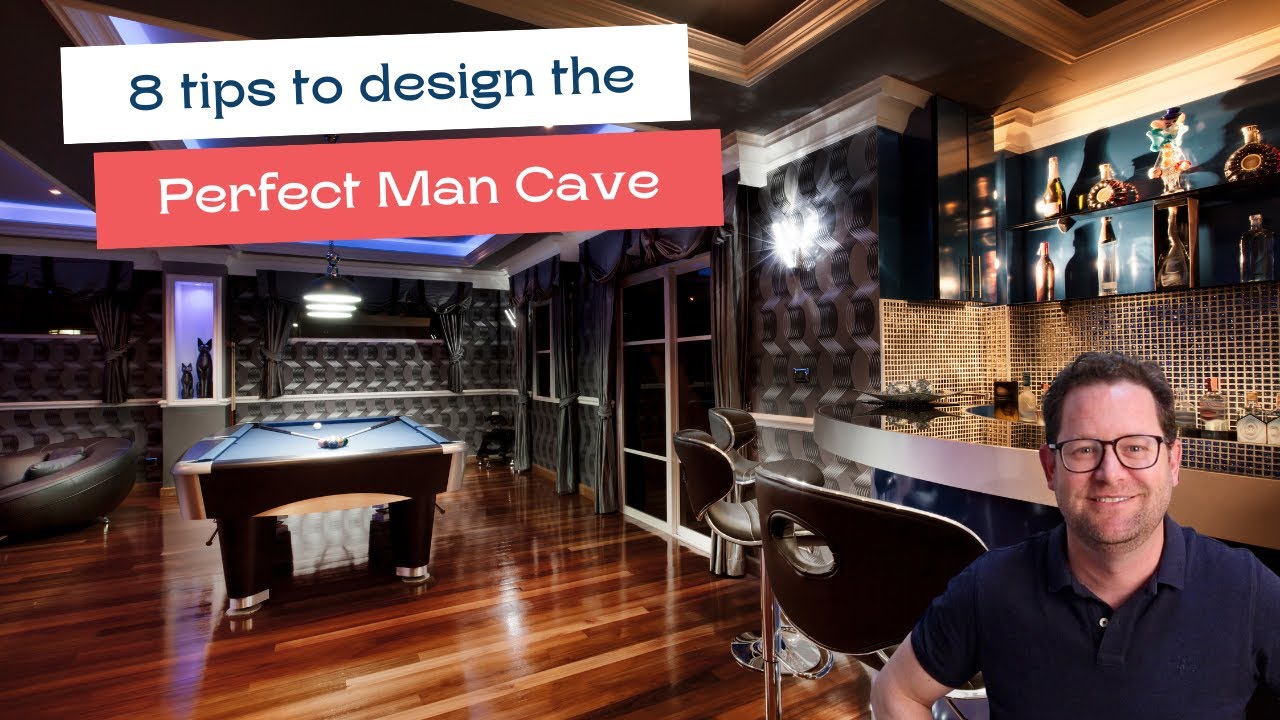 8 tips to design the perfect MAN CAVE - YouTube