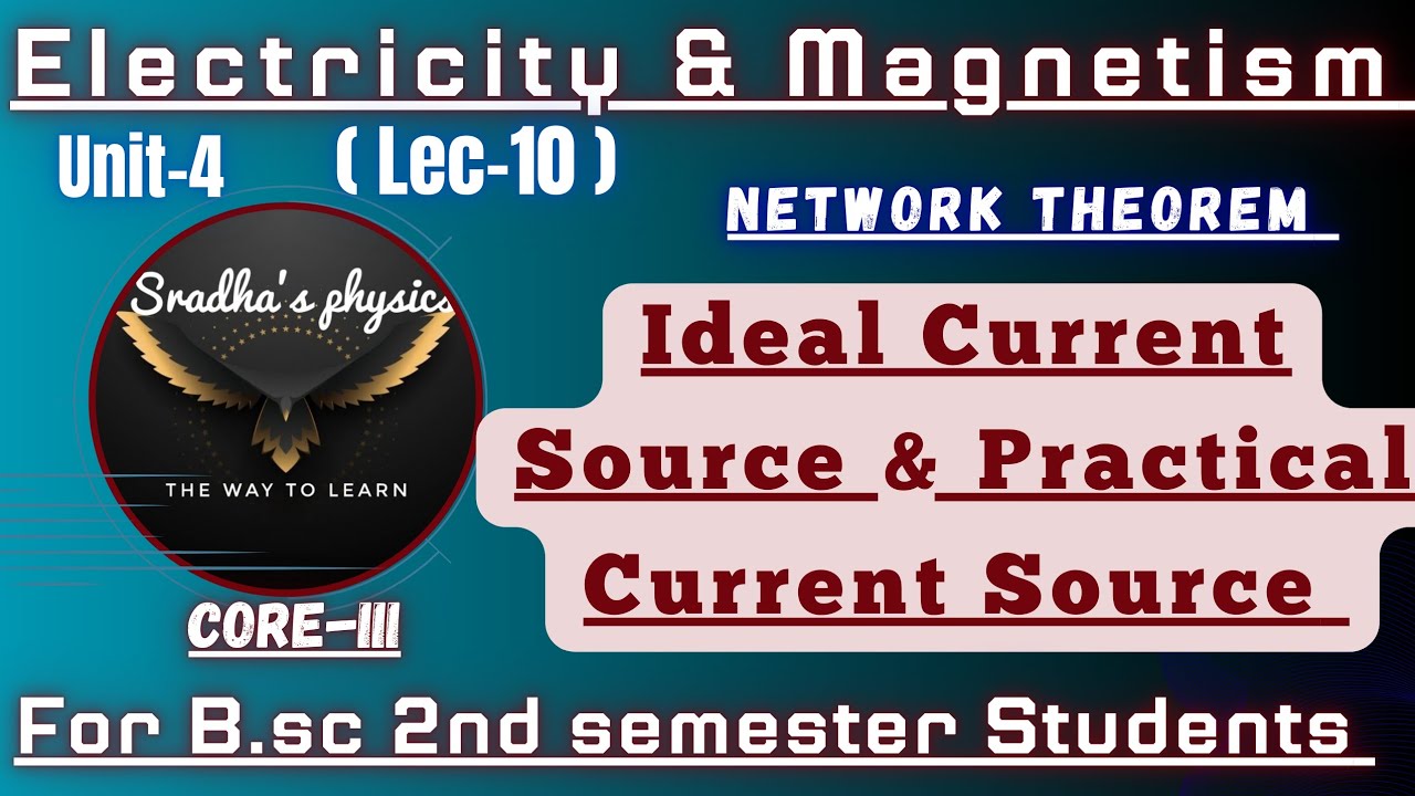 Ideal current source & practical current source - YouTube