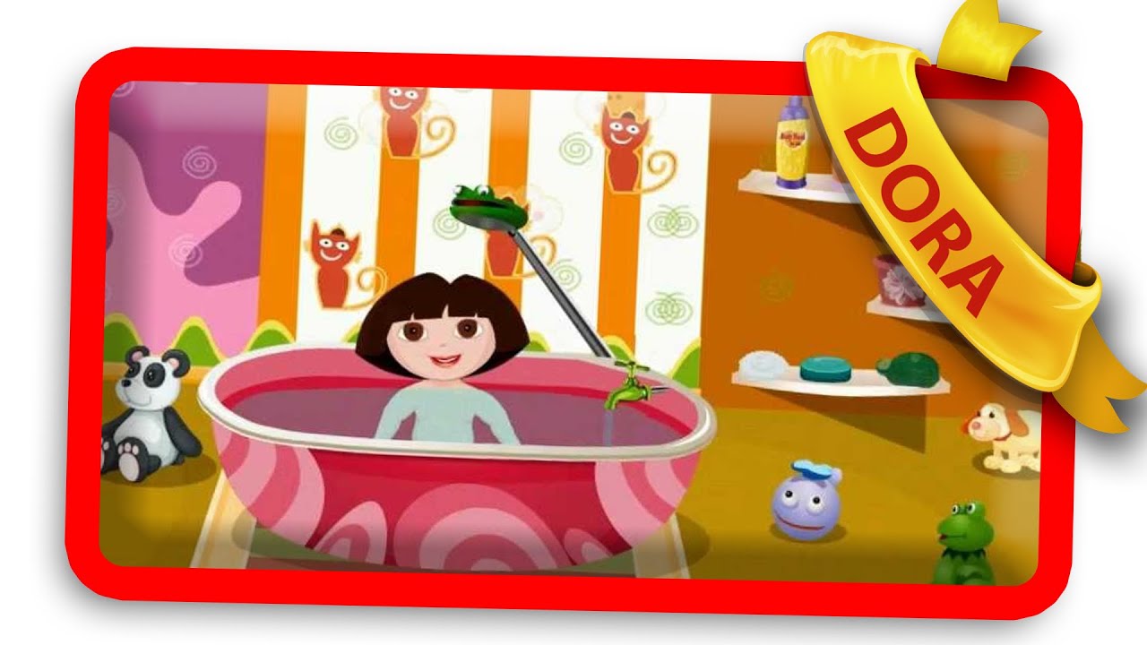 Dora Baby Bath - Online Dora Games - YouTube