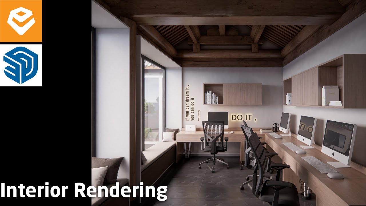 Enscape 4 For SketchUp | 077 Easily Realistic Soft Interior Lighting ...
