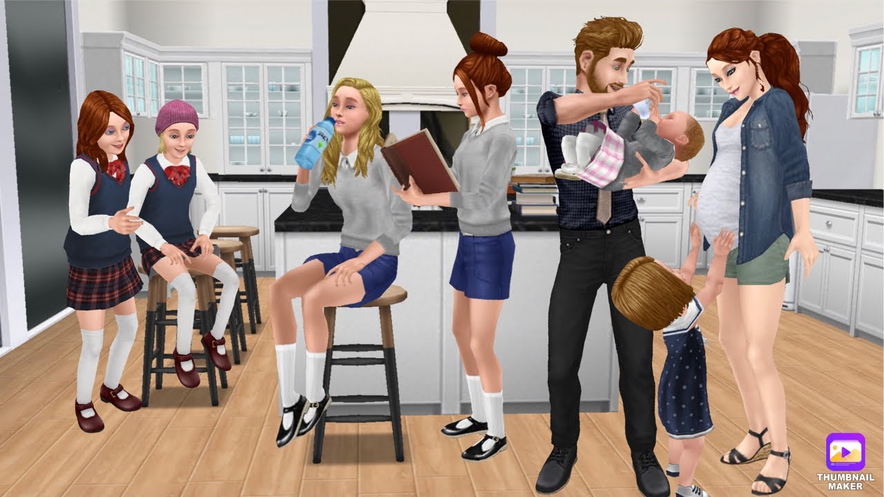 Back To School Morning Routine SIMS FREEPLAY - YouTube