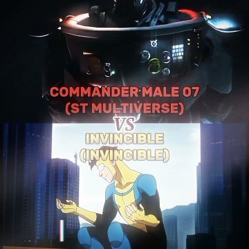 COMMANDER MALE 07 vs INVINCIBLE #skibiditoilet #invincible #edit @DOM ...