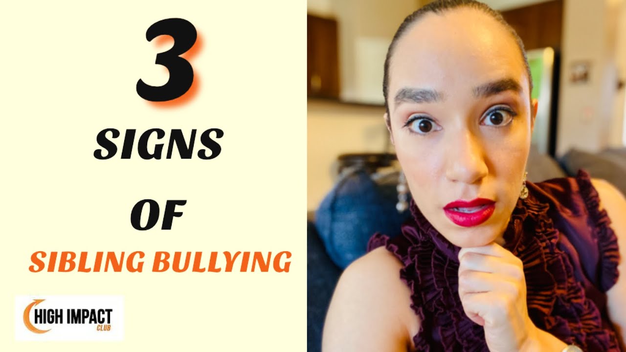 3 SIGNS OF SIBLING BULLYING IN LITTLE KIDS. #gentleparenting - YouTube