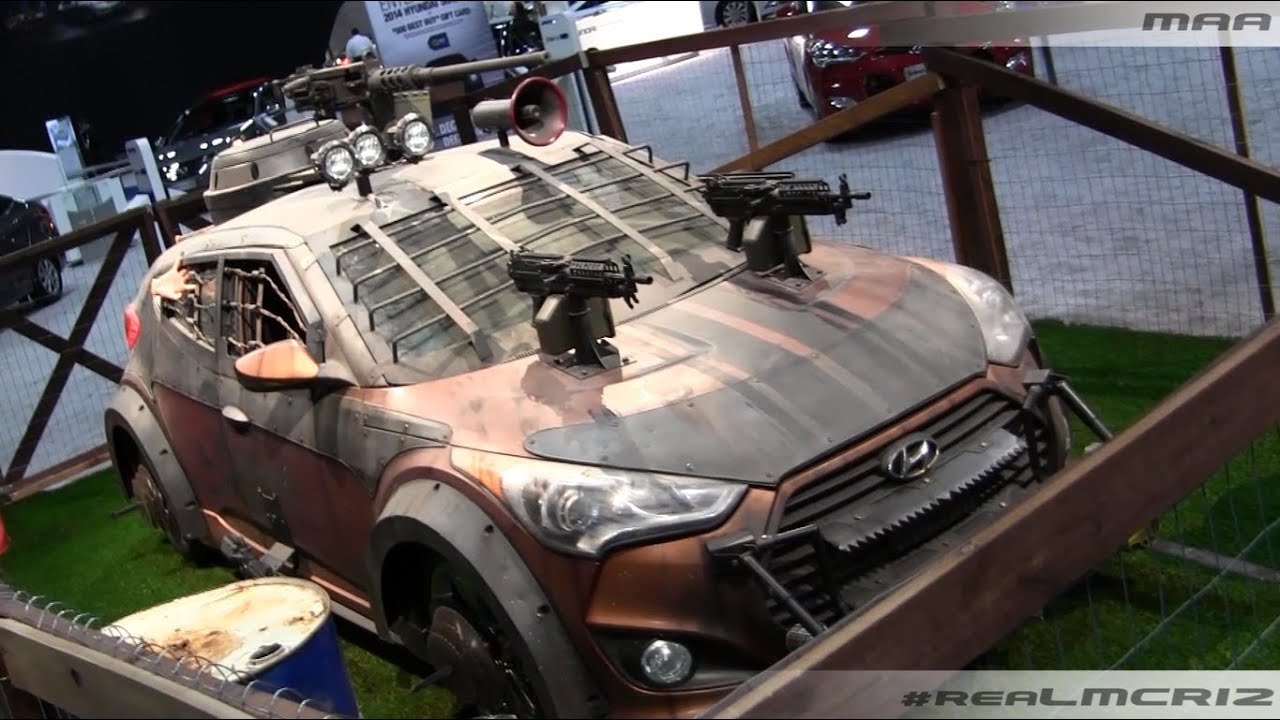 Walking Dead Hyundai Veloster Walkaround - YouTube