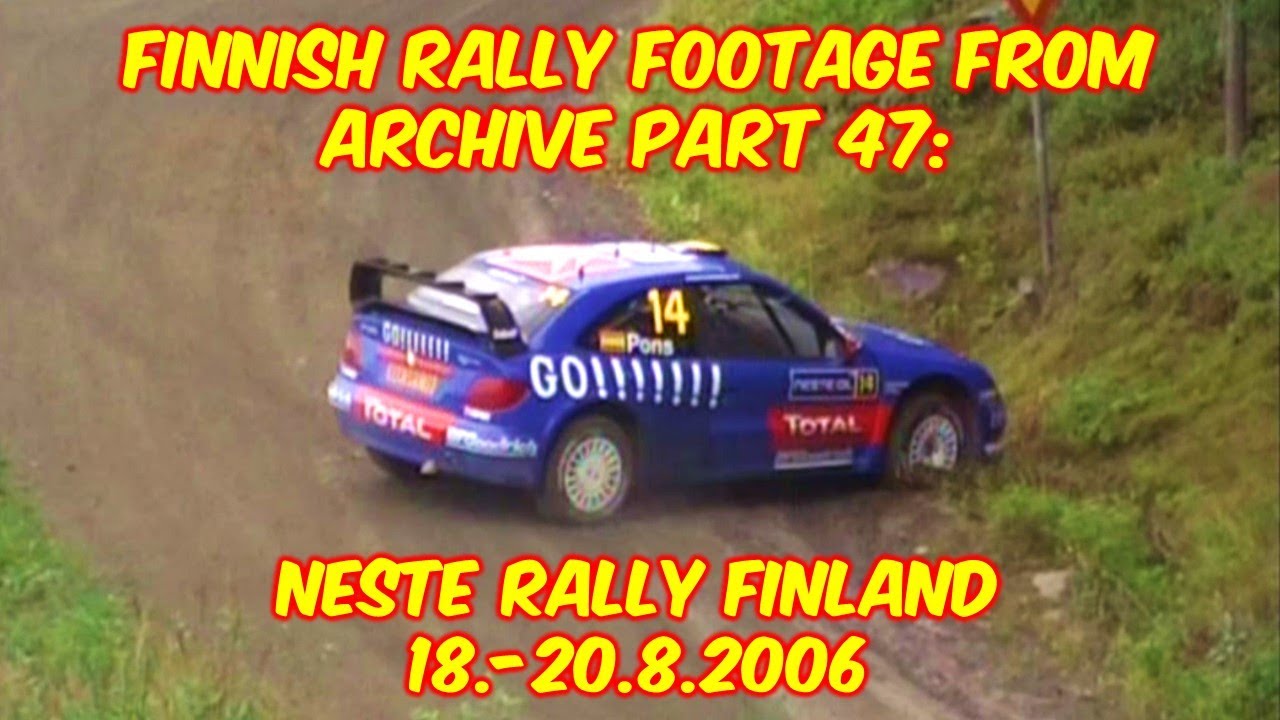 Finnish rally footage from archive part 47: Neste Rally Finland 18.-20. ...