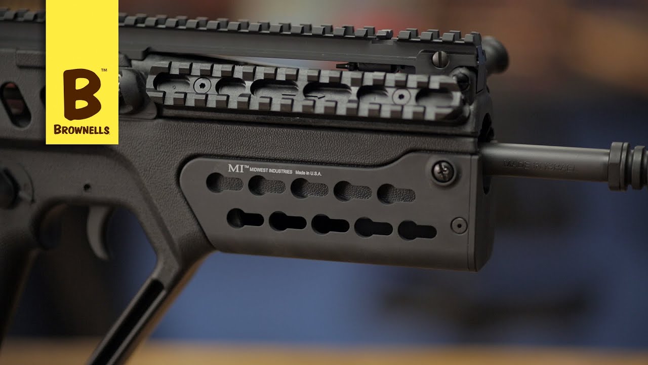 Midwest Industries Tavor Keymod Handguard - YouTube